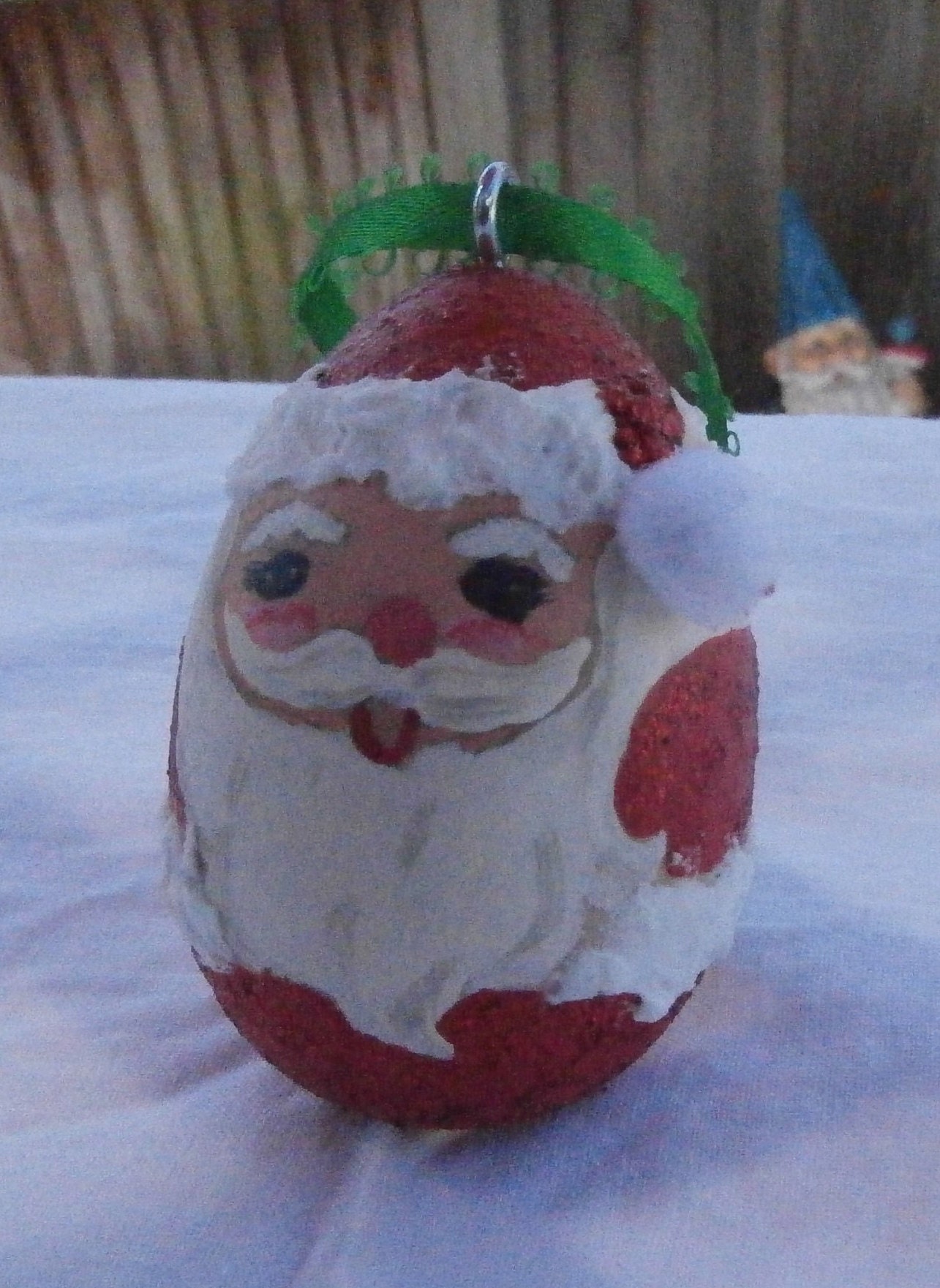 Egg Santa and Mrs Clause ,christmas Tree Decor, Free Standing Wonderful ...