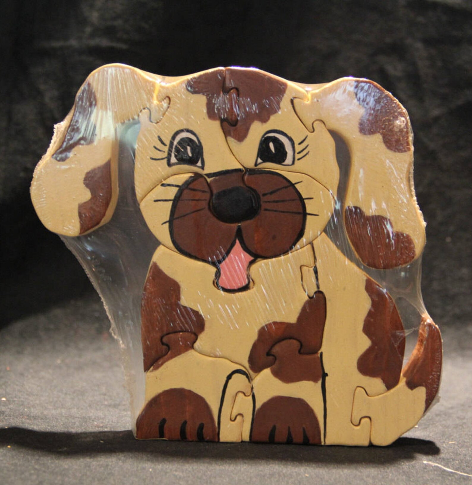 Fiddo the Jigsaw Wooden Puzzle Puppy, Wood Puzzle, Dog , Wooden, Animal ...