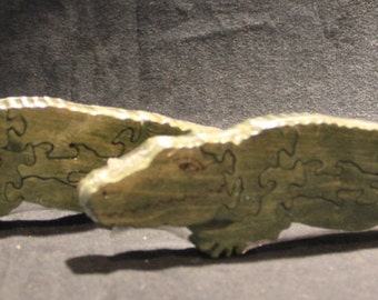 Alligator Puzzle | Etsy