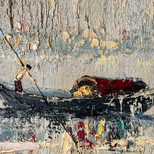 Elmo Gideon Heavy Impasto Impressionist Nautical Oil Painting - Etsy
