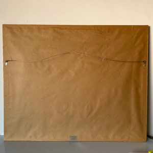 1980's Gustave Wander Mixed Media Collage Native American Taos Pueblo ...