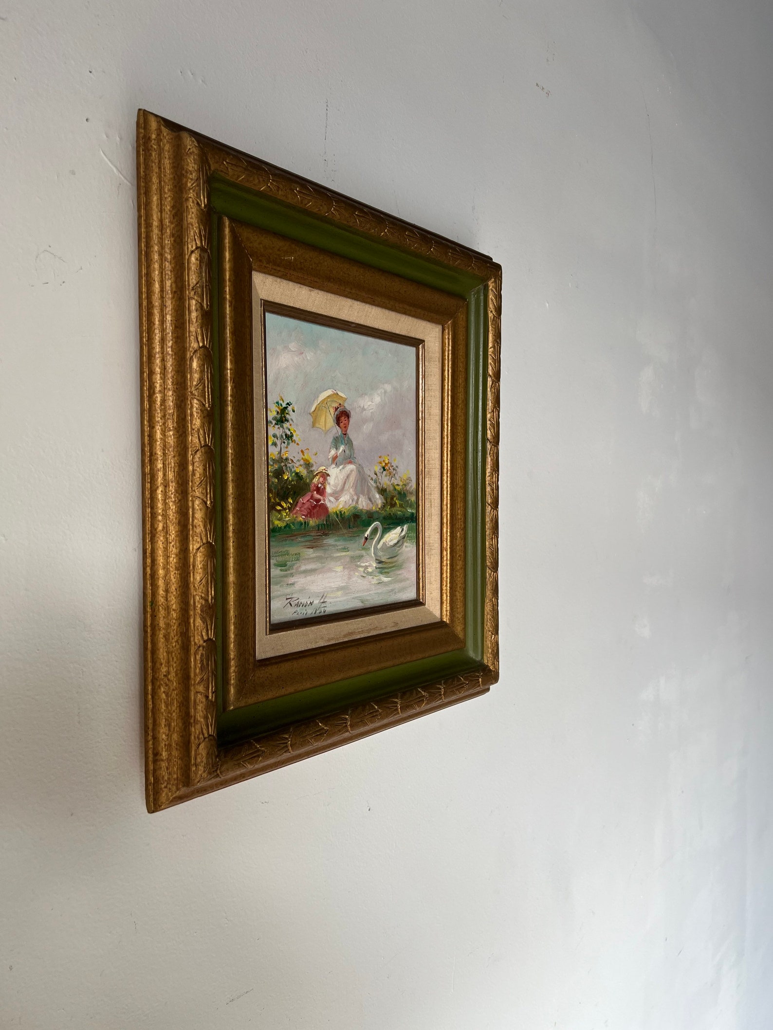 1960's Ramon H. Figurative Impressionist Oil Painting - Etsy