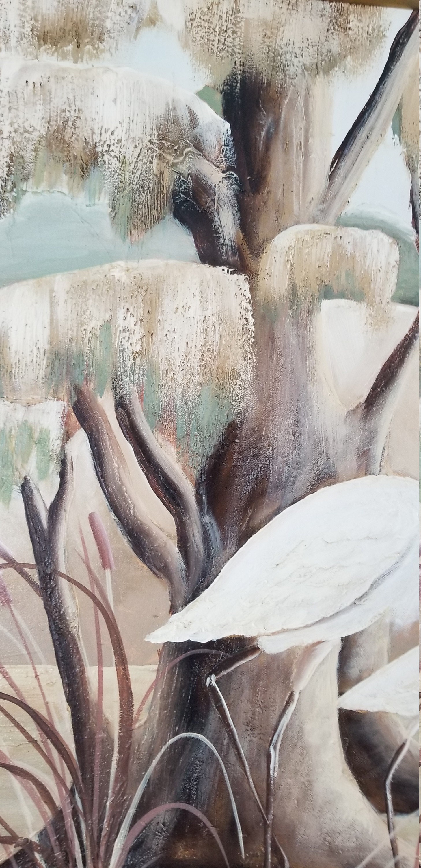 Vintage Frank Walcutt Tropical Landscape Abstract Painting . | Etsy