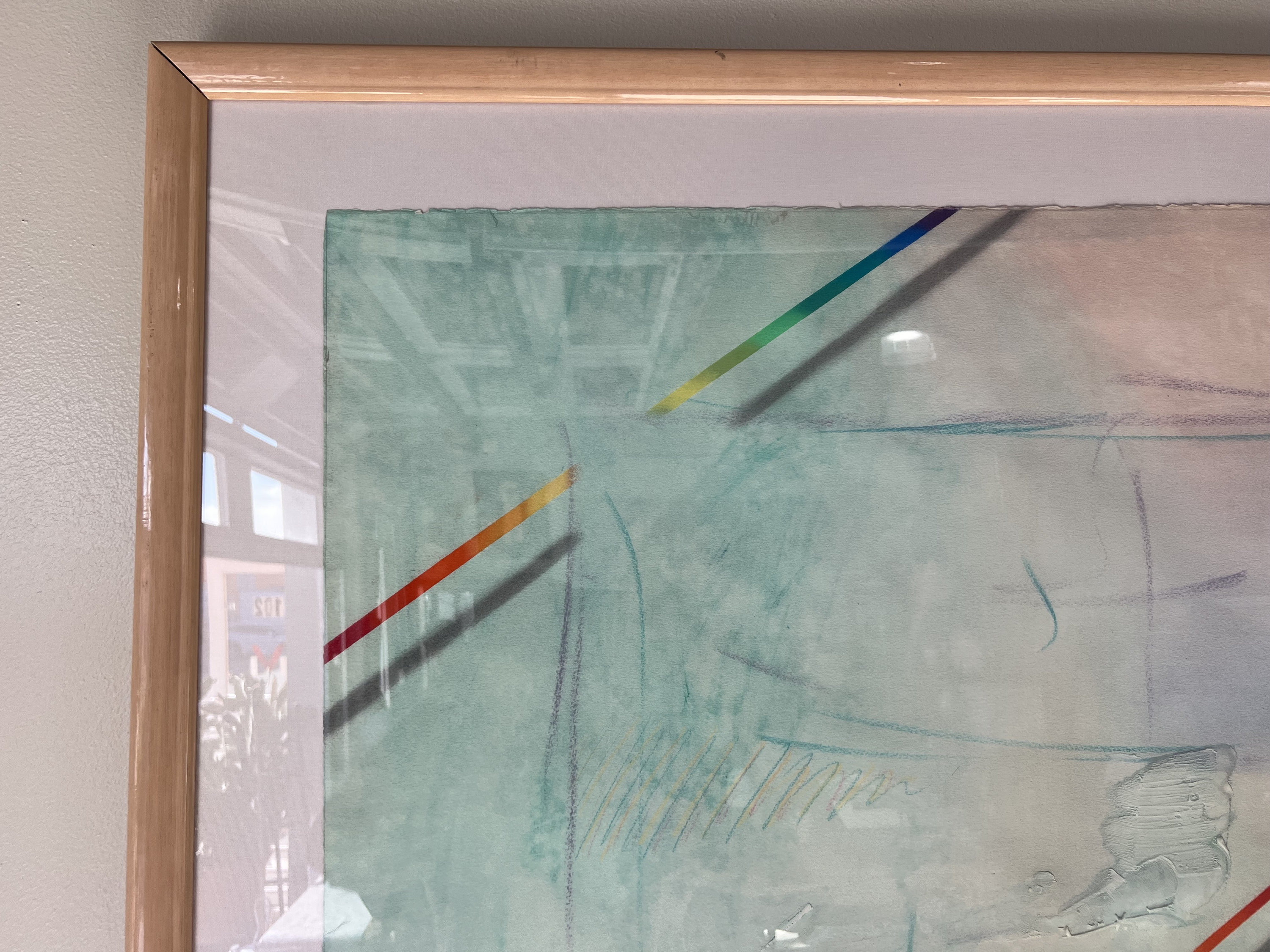 1980's T. W. Stewart " Basic Structure " Expressionist Abstract ...
