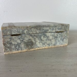 Vintage Marble Storage Box With Accent Brass - Etsy