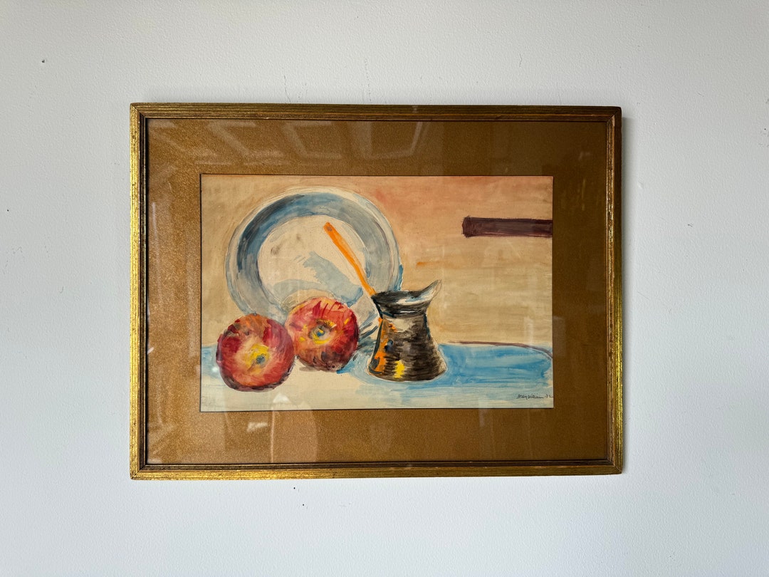 1932 Muza Williams Still Life Watercolor Painting, Framed - Etsy