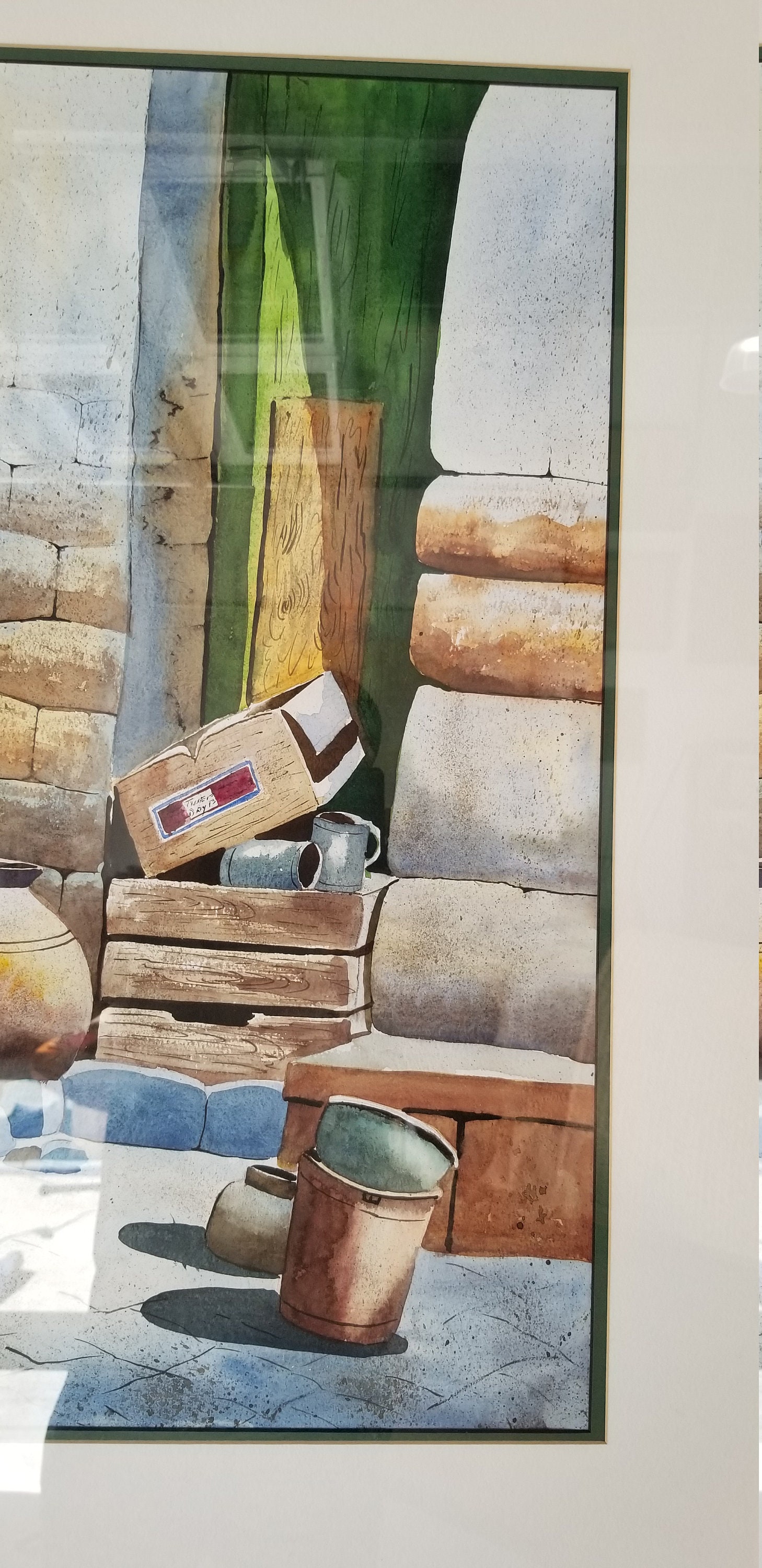 1990s Peruvian Still Life Watercolor Painting by G. Wuayta, Framed. - Etsy