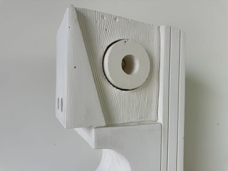 Modern Abstract Geometric Art Plaster Sculpture - Etsy