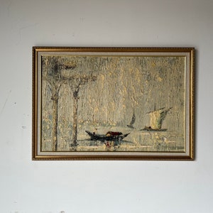 Elmo Gideon Heavy Impasto Impressionist Nautical Oil Painting - Etsy