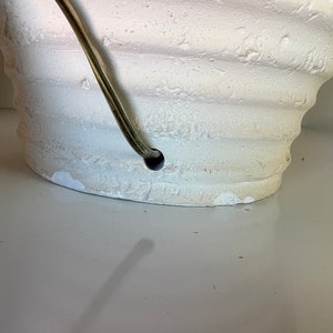 Vintage Organic Texture Ribbed Plaster Table Lamps a Pair - Etsy