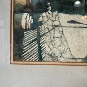 1980's Gustave Wander Impressionist Watercolor Painting - Etsy