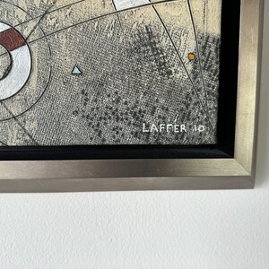 Erik Laffer American (1982 ) Abstract Oil on Canvas Painting - Etsy