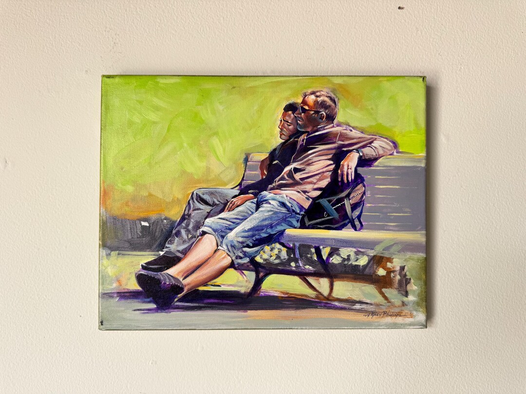 Alfred Phillips " OUT " Acrylic on Canvas Painting - Etsy