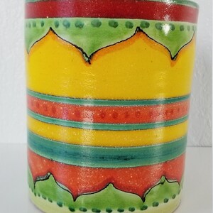 Italian Desimone Colorful Ceramic Vase . - Etsy
