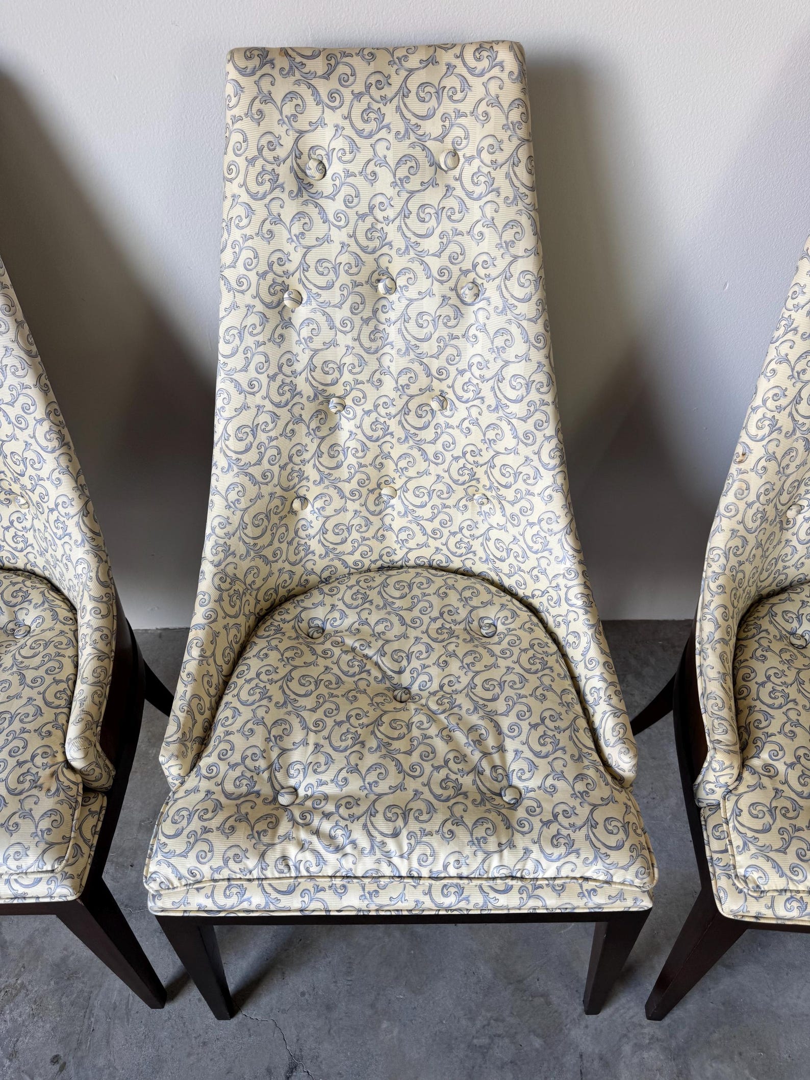 1970s Mid-century Modern Scoop Back Dining Chairs – Set of 5 - Etsy