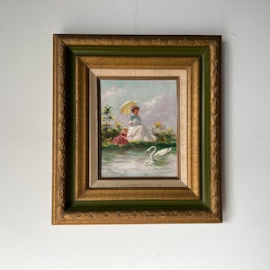 1960's Ramon H. Figurative Impressionist Oil Painting, Framed - Etsy