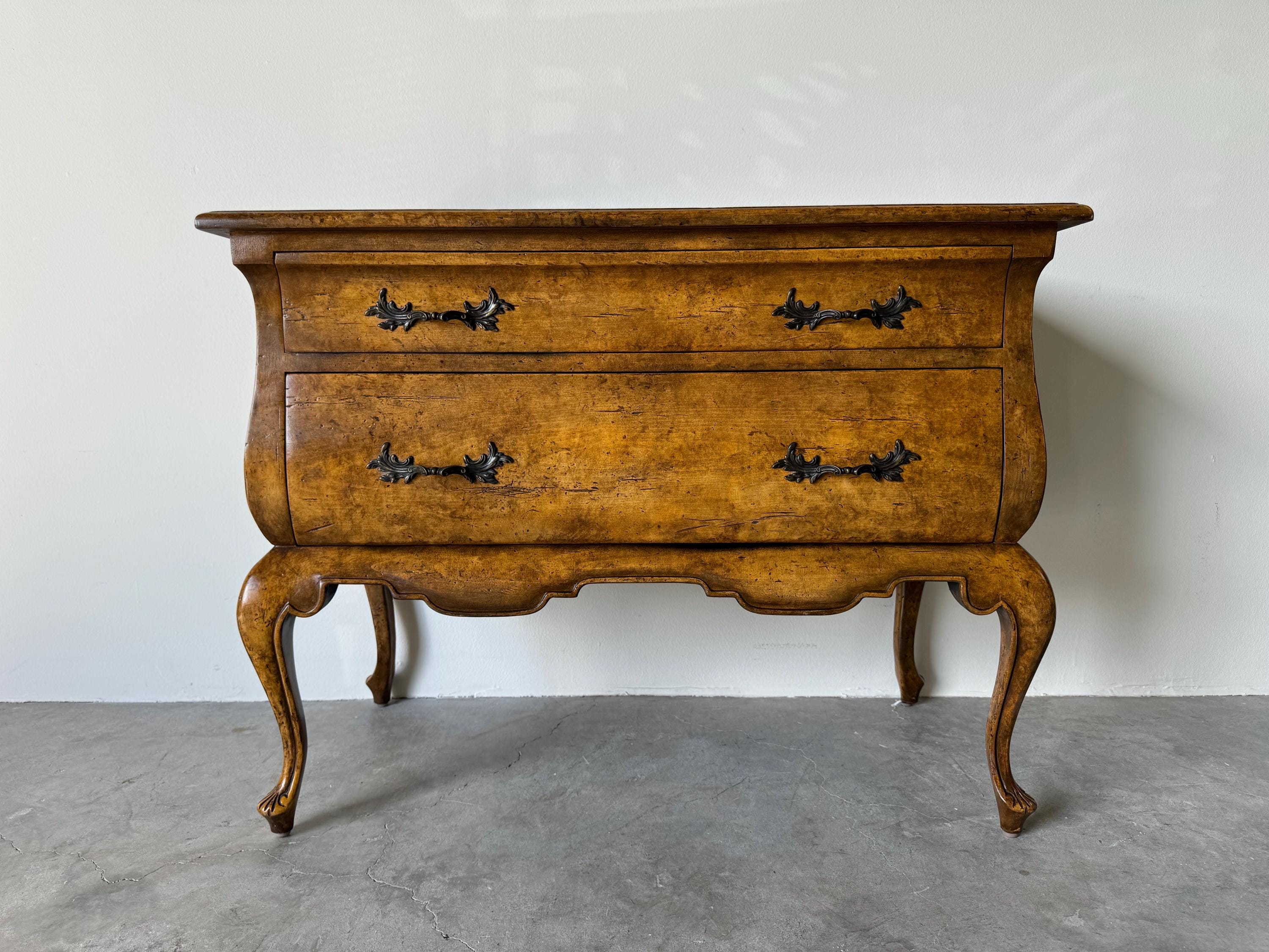 Vintage Minton Spidell French Provincial Two-drawer Bombay Commode ...