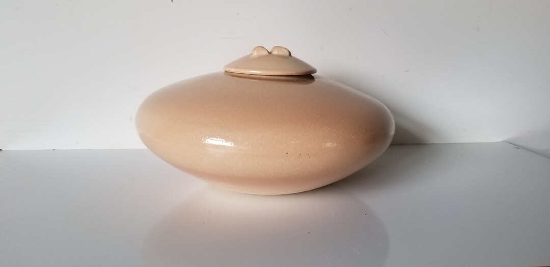 1980s Large Vintage Mark Hines Pink Ceramic Vase With Lid, Signed - Etsy