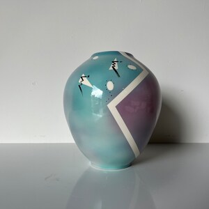 80"s Modernist Harris + Stiles Art Ceramic Vase - Etsy