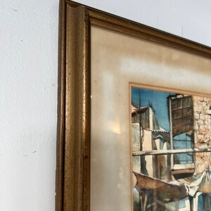 1980's Gustave Wander Impressionist Watercolor Painting - Etsy