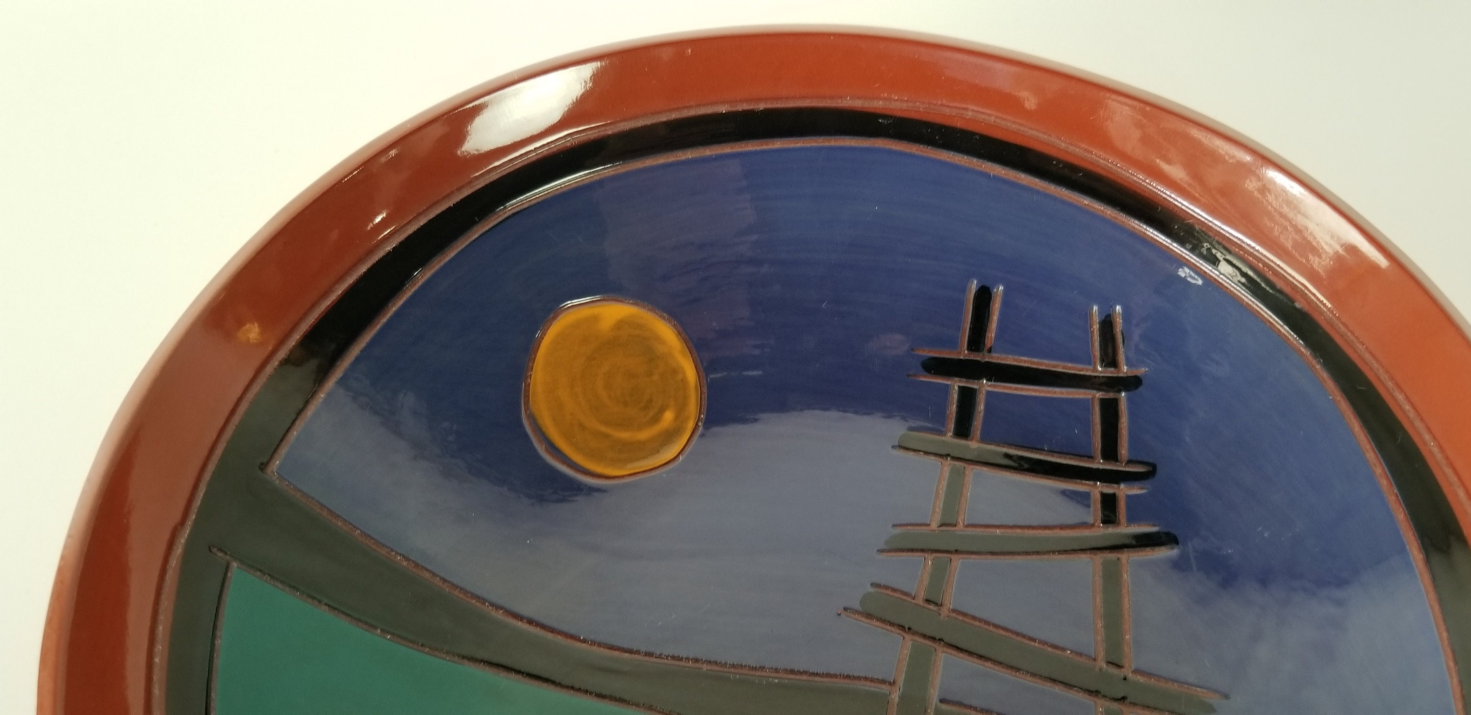1990s Vintage Ken Artistic Hand-Painted Decorative Pottery | Etsy