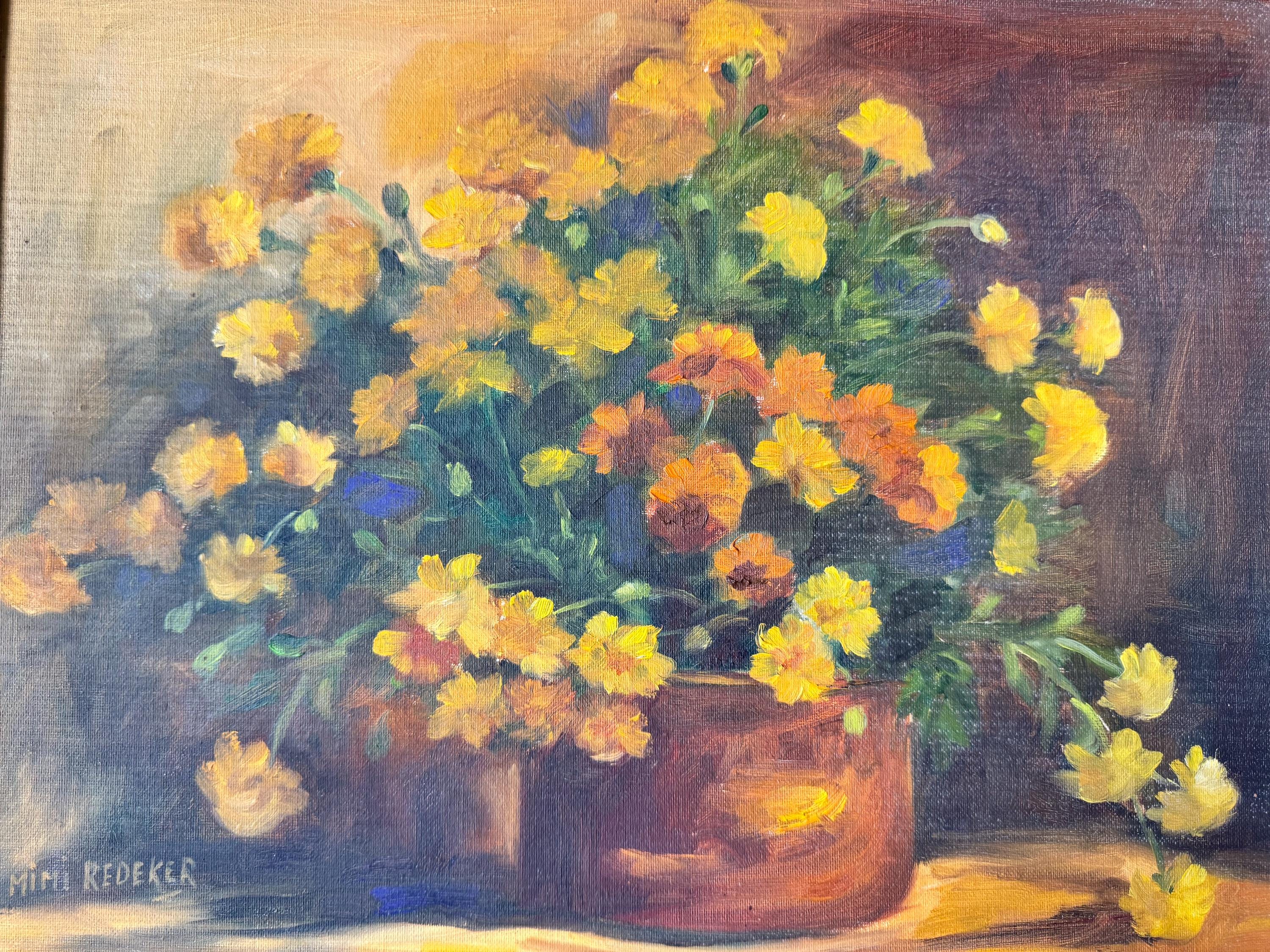 Vintage Mimi Redeker Schiffke Still Life Oil Painting, Framed - Etsy