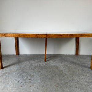 Milo Baughman for Directional Burl Wood Parsons Rectangular Dining Table - Etsy