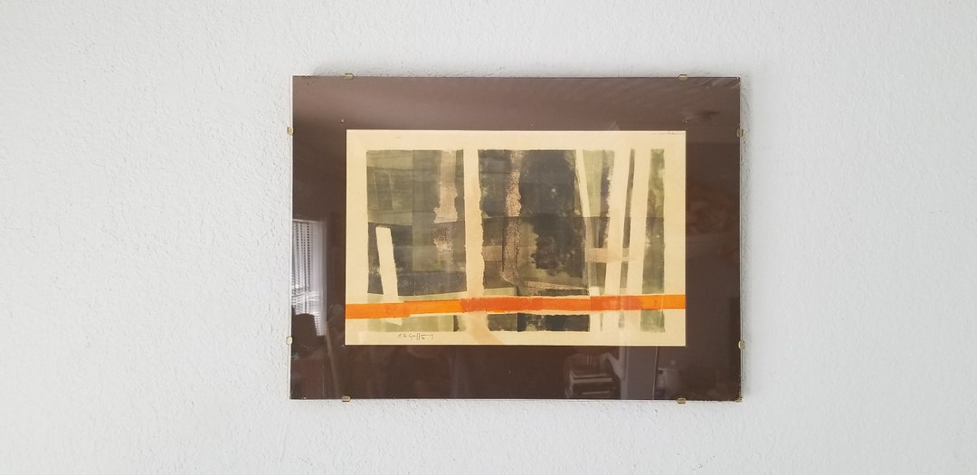 1970 E. R. Griffing "woodland Passage" Abstract Painting. - Etsy