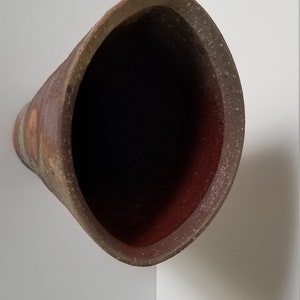 Mid-century Rustic Texture Art Pottery Vase . - Etsy