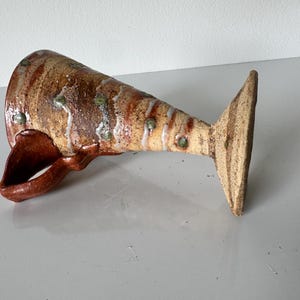 Vintage Sculptural Abstract Glaze Studio Art Pottery Vase - Etsy