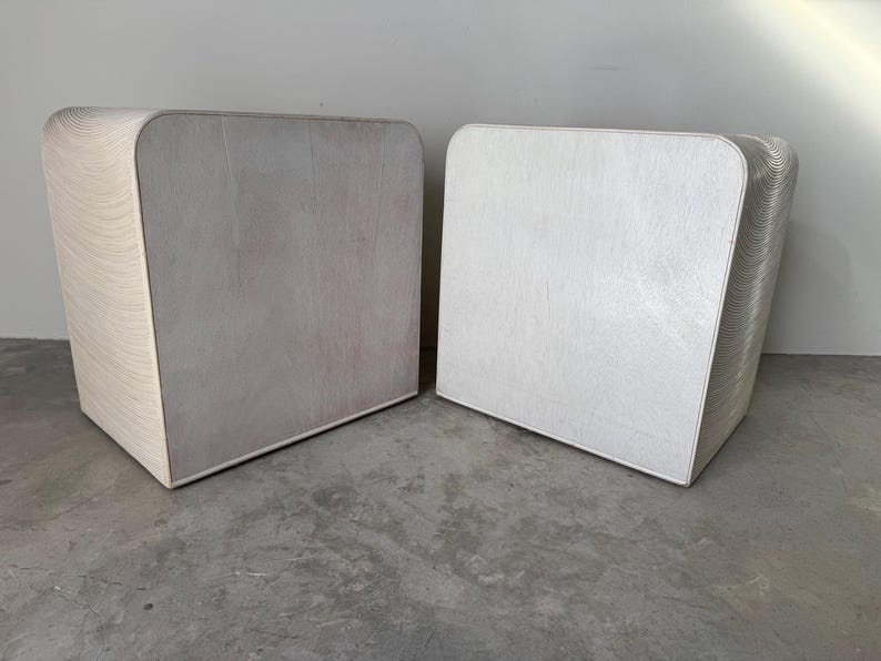 1970s Vintage Gabriella Crespi Style Pencil Reed Nightstands – Pair - Etsy