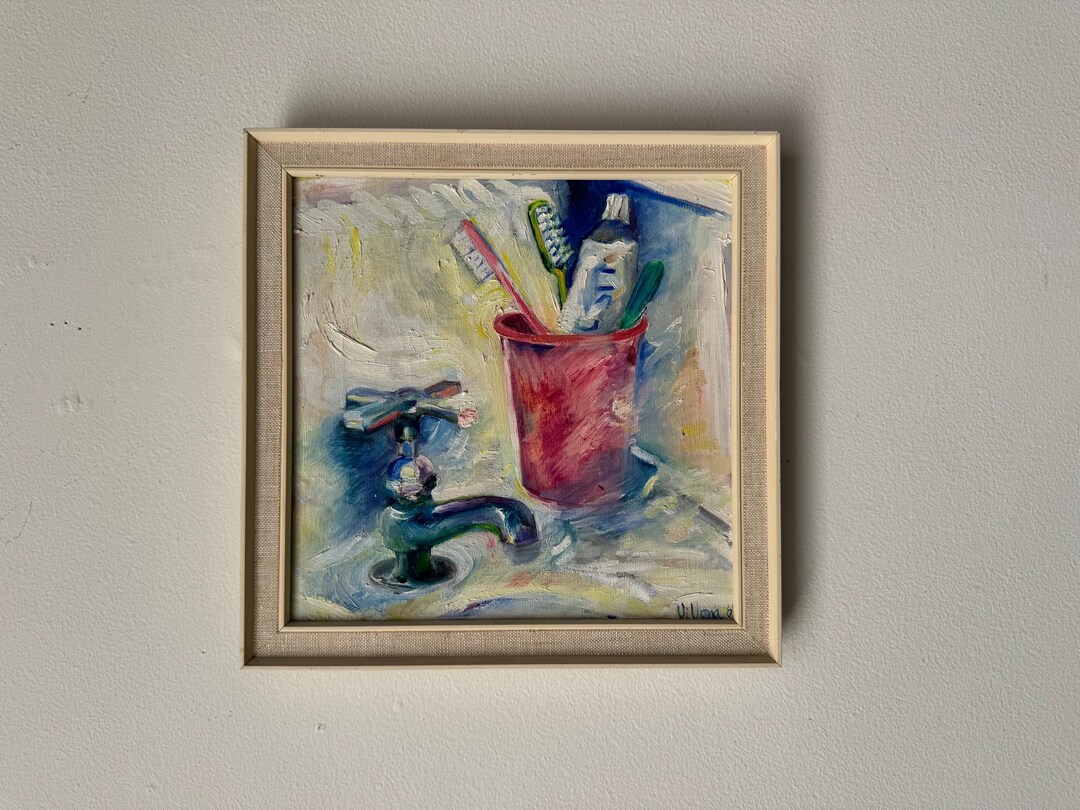 1967 Vivona Still Life Oil on Canvas Painting, Framed - Etsy