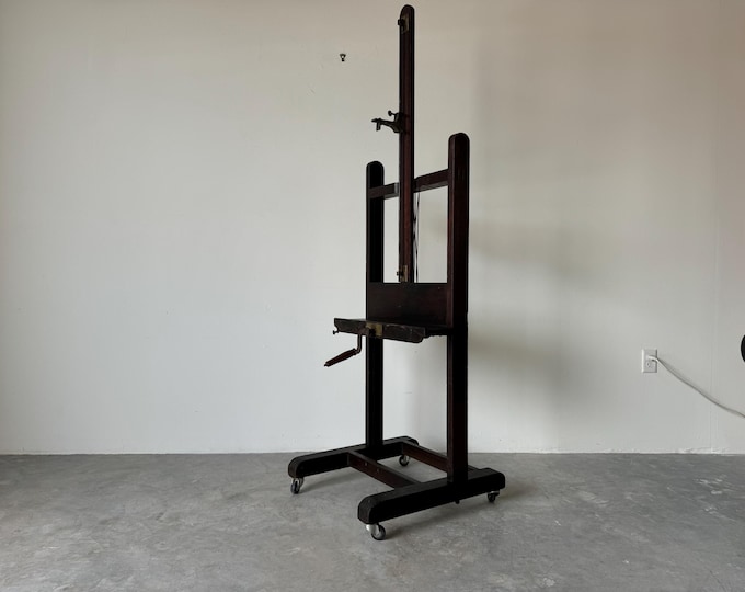 Antique French Oak Chevalet or Painter's Easel - Etsy
