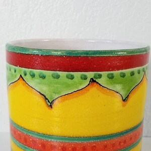 Italian Desimone Colorful Ceramic Vase . - Etsy