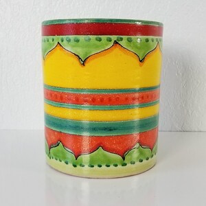 Italian Desimone Colorful Ceramic Vase . - Etsy