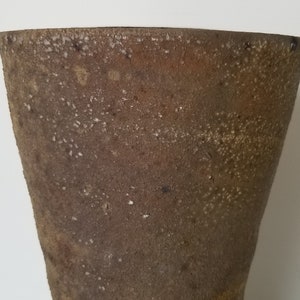 Mid-century Rustic Texture Art Pottery Vase . - Etsy