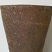 Mid-century Rustic Texture Art Pottery Vase . - Etsy