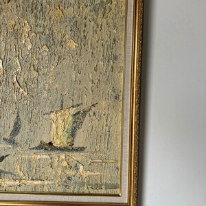 Elmo Gideon Heavy Impasto Impressionist Nautical Oil Painting - Etsy