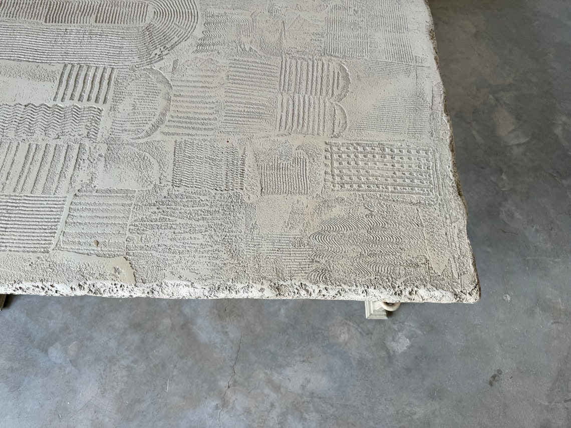 1980's J. Berdou Art Handmade Postmodern Coffee Table - Etsy