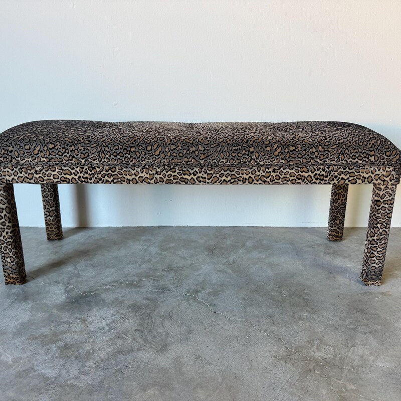 Leopard Bench - Etsy