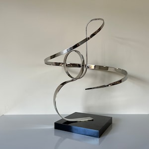 1980's Michael Cutler Kinetic Stainless Steel Sculpture - Etsy