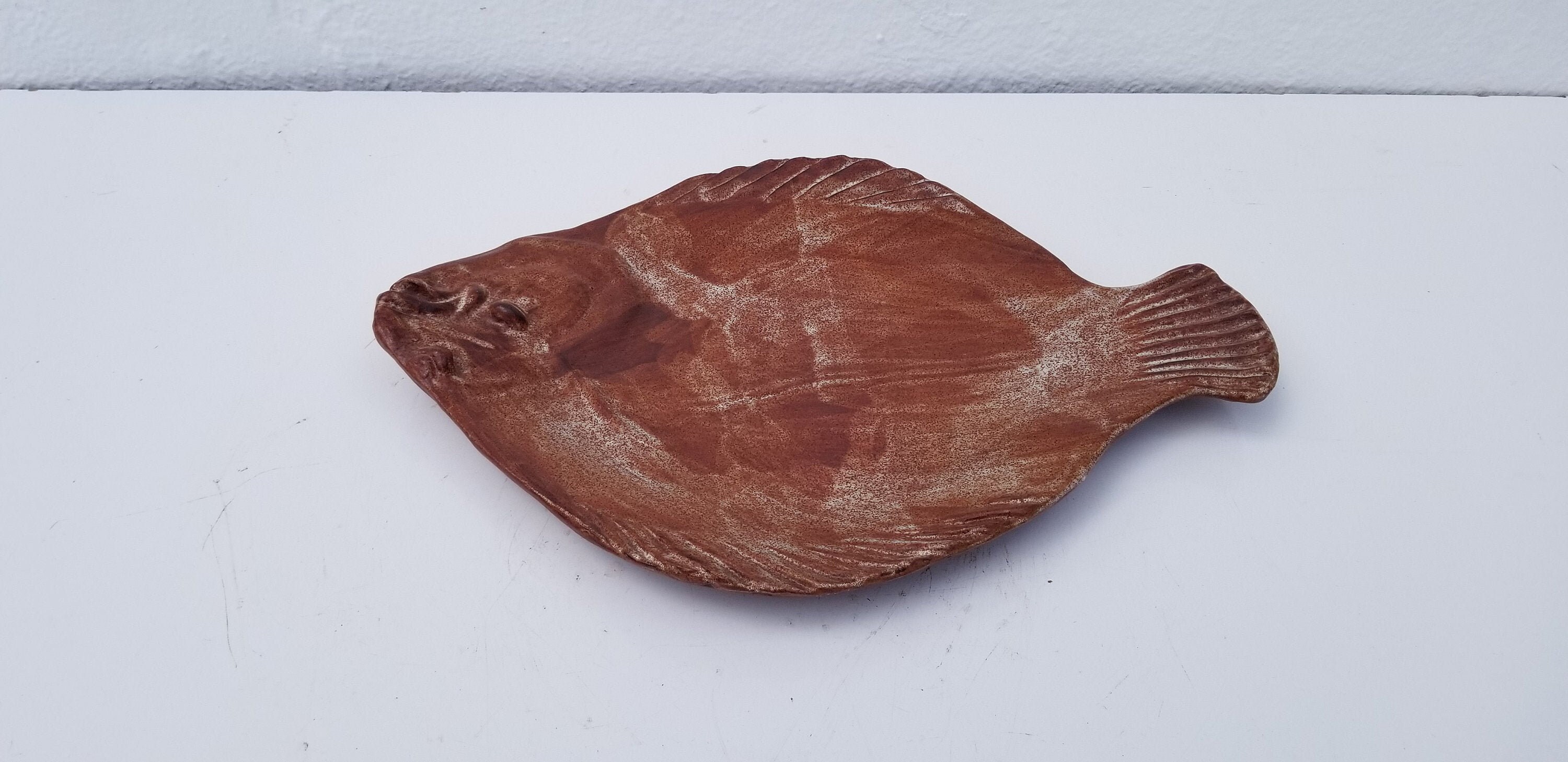 Vintage Thora Ovenware Art Pottery Fish Dish . | Etsy