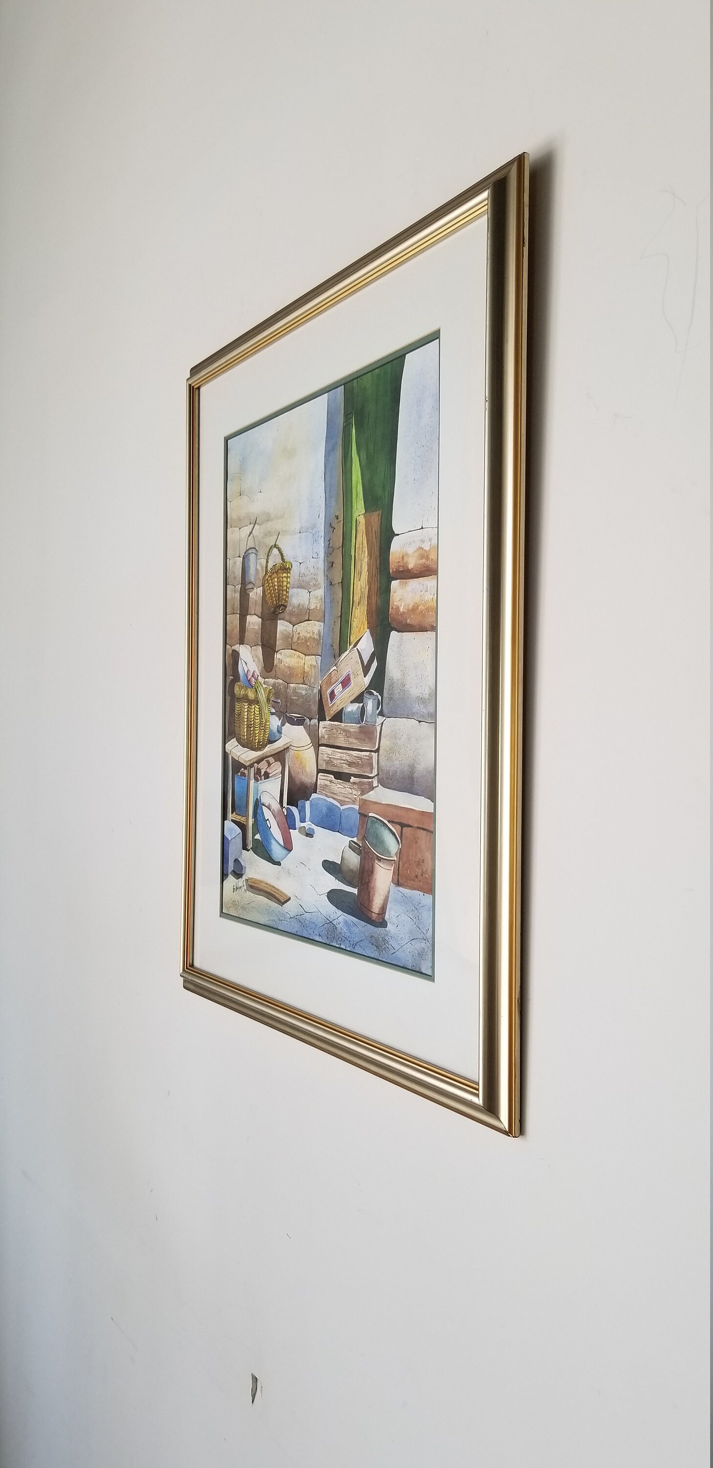 1990s Peruvian Still Life Watercolor Painting by G. Wuayta | Etsy