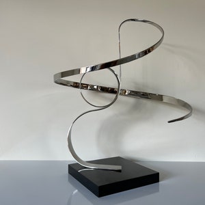 1980's Michael Cutler Kinetic Stainless Steel Sculpture - Etsy