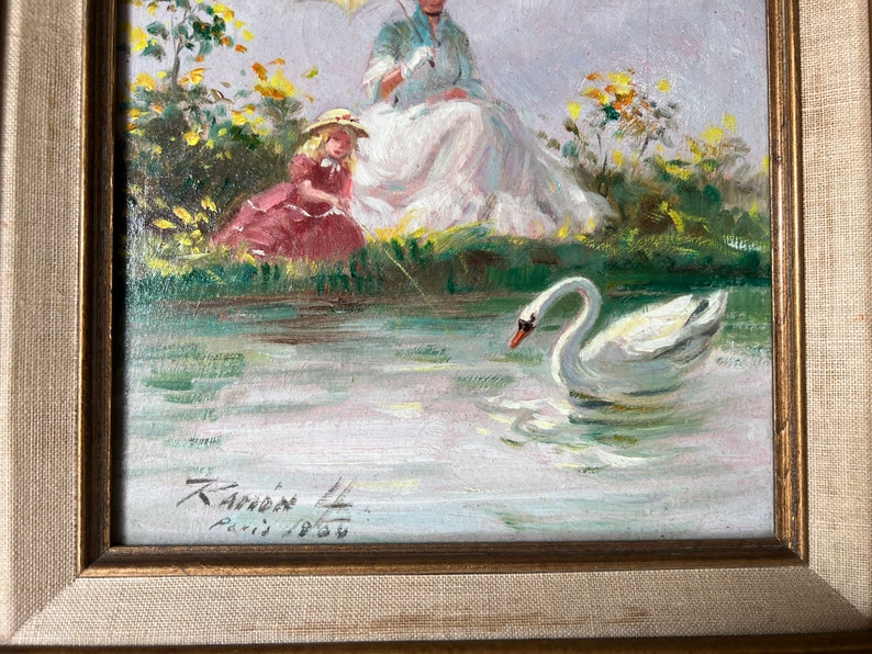 1960's Ramon H. Figurative Impressionist Oil Painting - Etsy