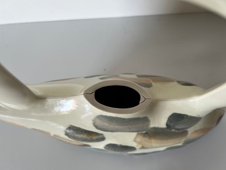 80's Vintage Modernist Pitcher Shape Sculptural Ceramic - Etsy