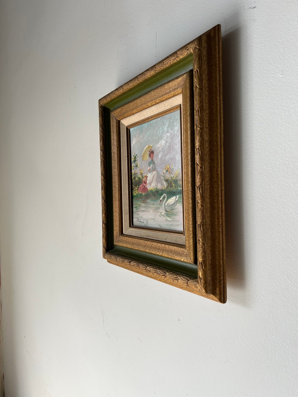 1960's Ramon H. Figurative Impressionist Oil Painting - Etsy