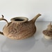 Vintage Organic Sculptural Studio Pottery Teapot - Etsy
