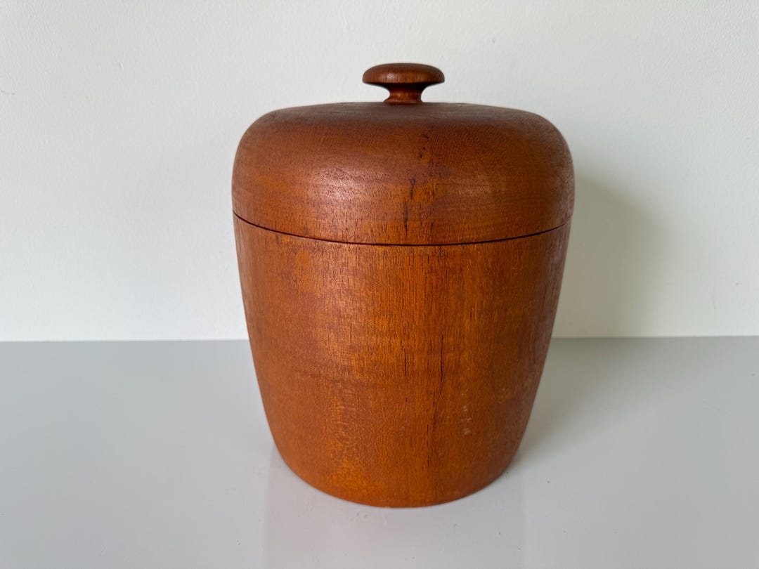 Mid-century Danish Modern Teak Wood Ice Bucket - Etsy