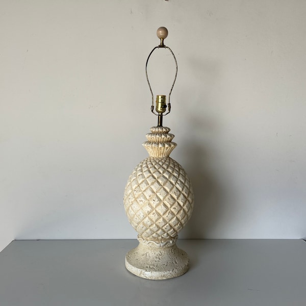 Ceramic Pineapple Table Lamp - Etsy